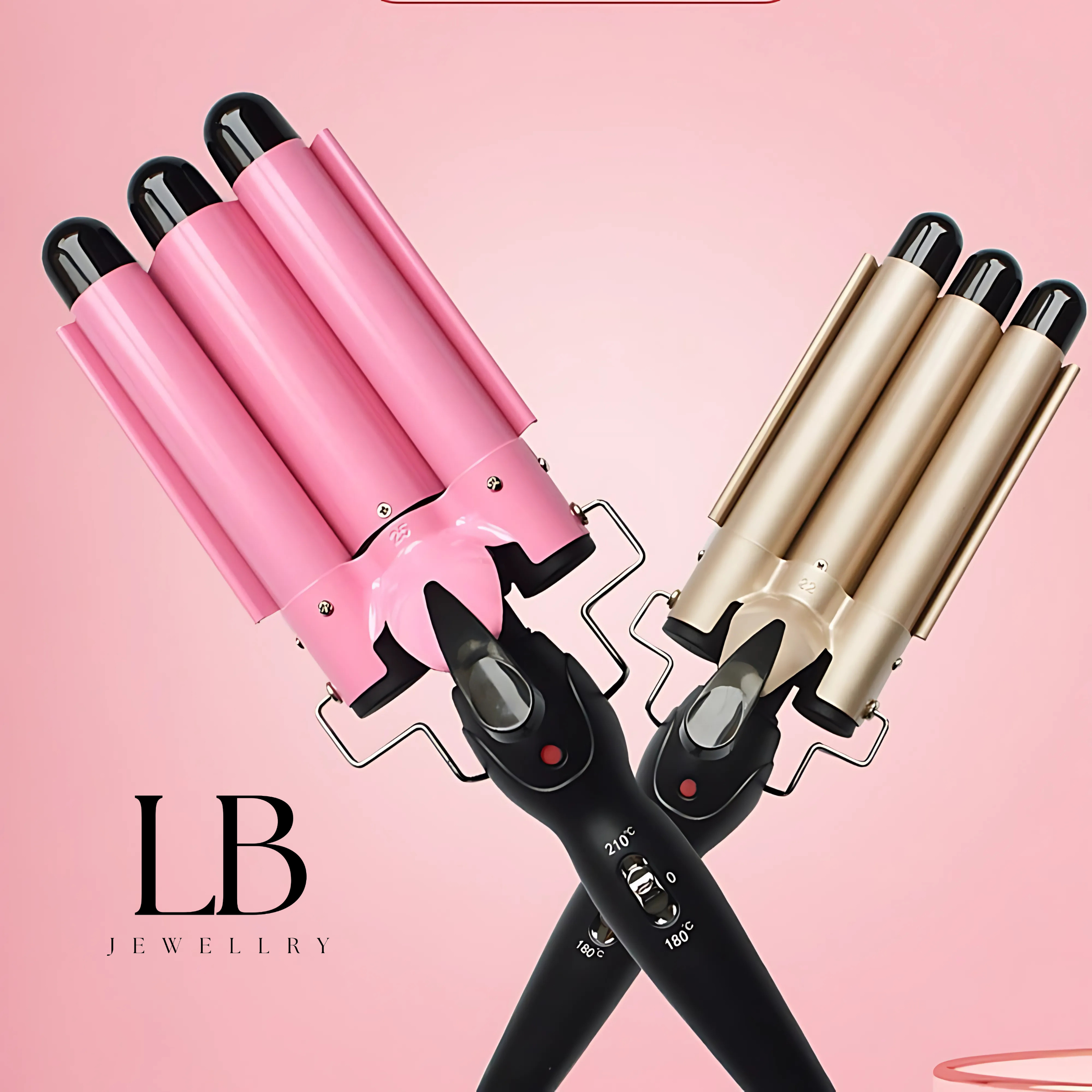 מסלסל שיער קרמי מקצועי מבית LB – lbjewellry